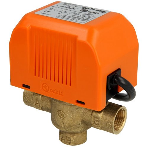 Vanne de zone solaire 3 voies ff1'' avec interrupteur, 5 fils - Plomberie.fr